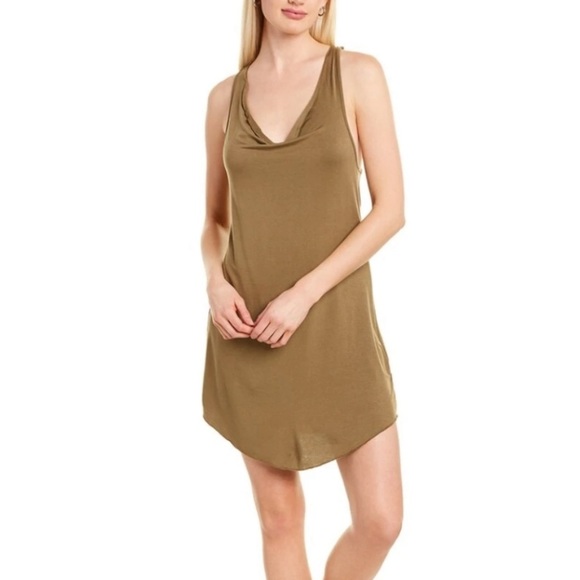 Chaser | Dresses | Nwt Chaser Cool Jersey Cowl Neck Racerback Hilo ...